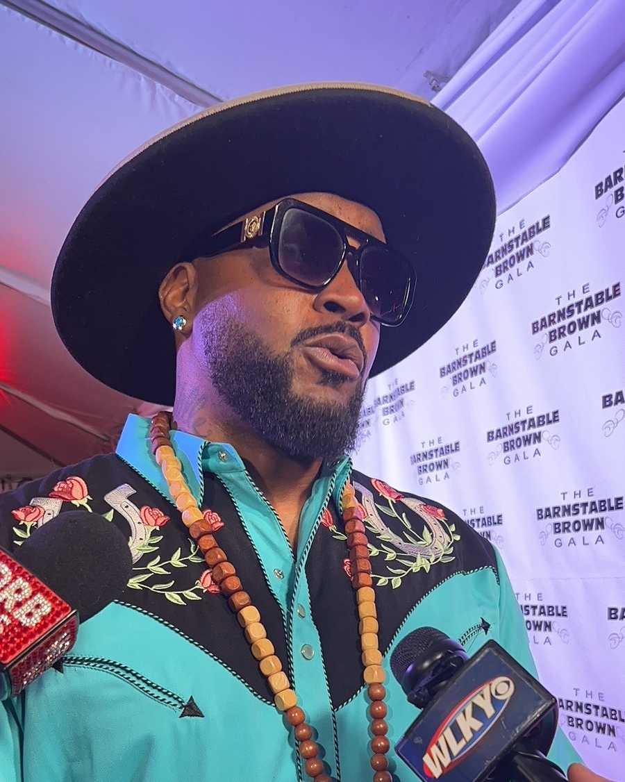 Celebrities at Barnstable Brown and Unbridled Derby Eve Gala red carpets