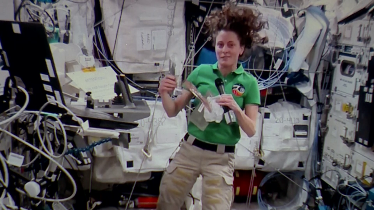 Boston students interview astronaut on International Space Station