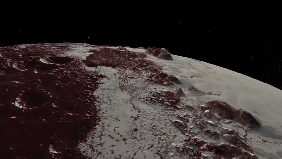 Nitrogen ice plains and alien mountain ranges: NASA releases Pluto flyover