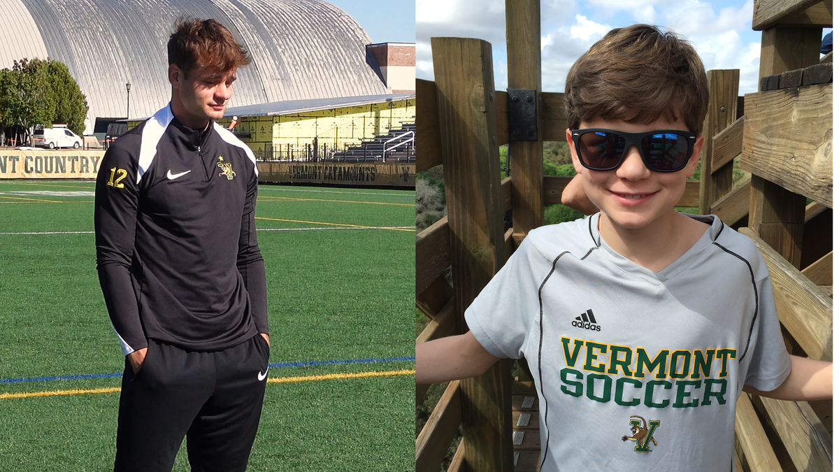 University of Vermont men's soccer player Nash Barlow living lifelong ...