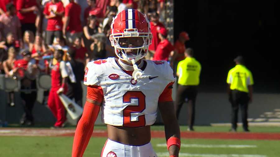 Clemson cornerback Nate Wiggins declares for the NFL Draft