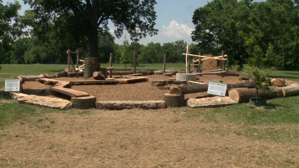 'Natural' playground opens up at Shawnee Park