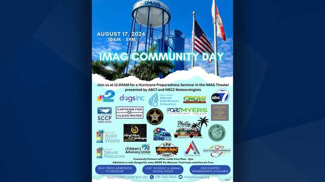 NBC2 and ABC7 host peak season hurricane seminar at IMAG in Fort Myers