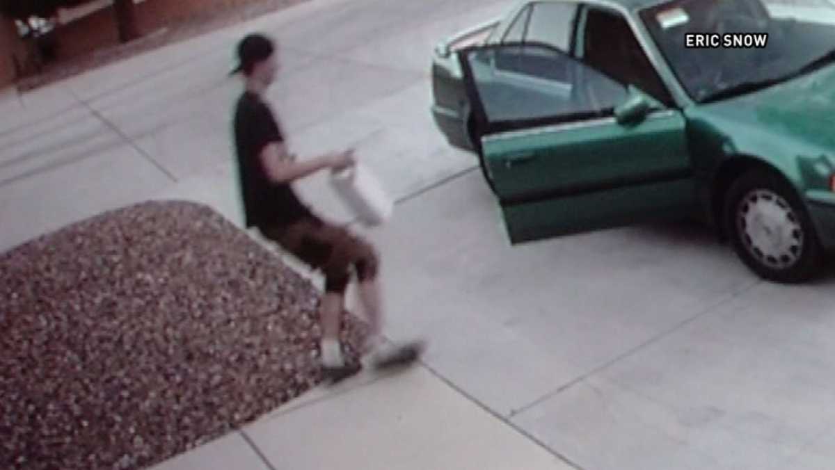 Man tricks porch pirates into stealing poop