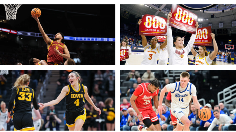 Schedule, results of Iowa teams in NCAA Tournaments