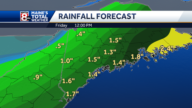 Cool and damp today, steady rain moves in tonight