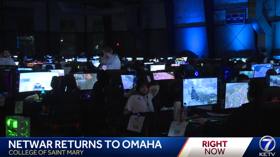 NETWAR sets up at College of Saint Mary, breaks attendance record