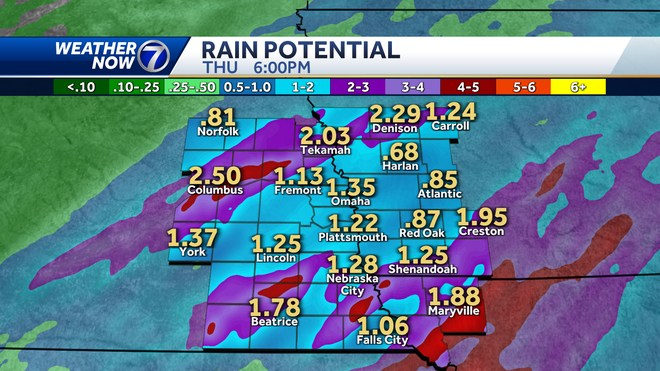 Nebraska weather: Strong storms possible Wednesday night
