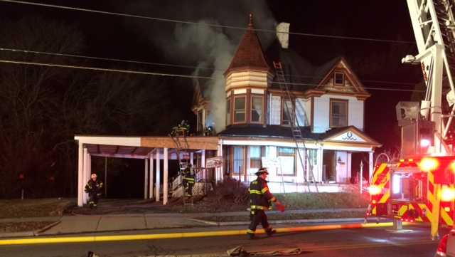 Historic New Albany building heavily damaged by fire