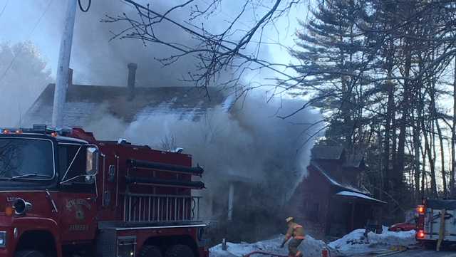 Cause of house fire under investigation in New Boston