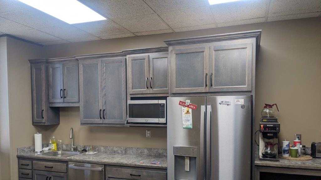 Photos show before-and-after construction at Independence Police Dept.