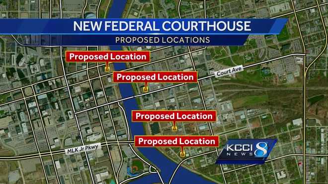 Feds contemplate new locations for proposed courthouse