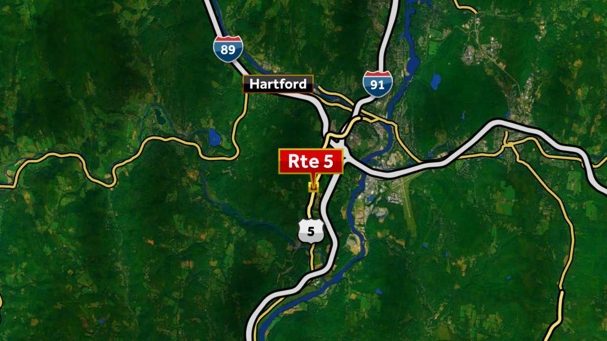 U.S. Route 5 partially closed in Hartford after water main break