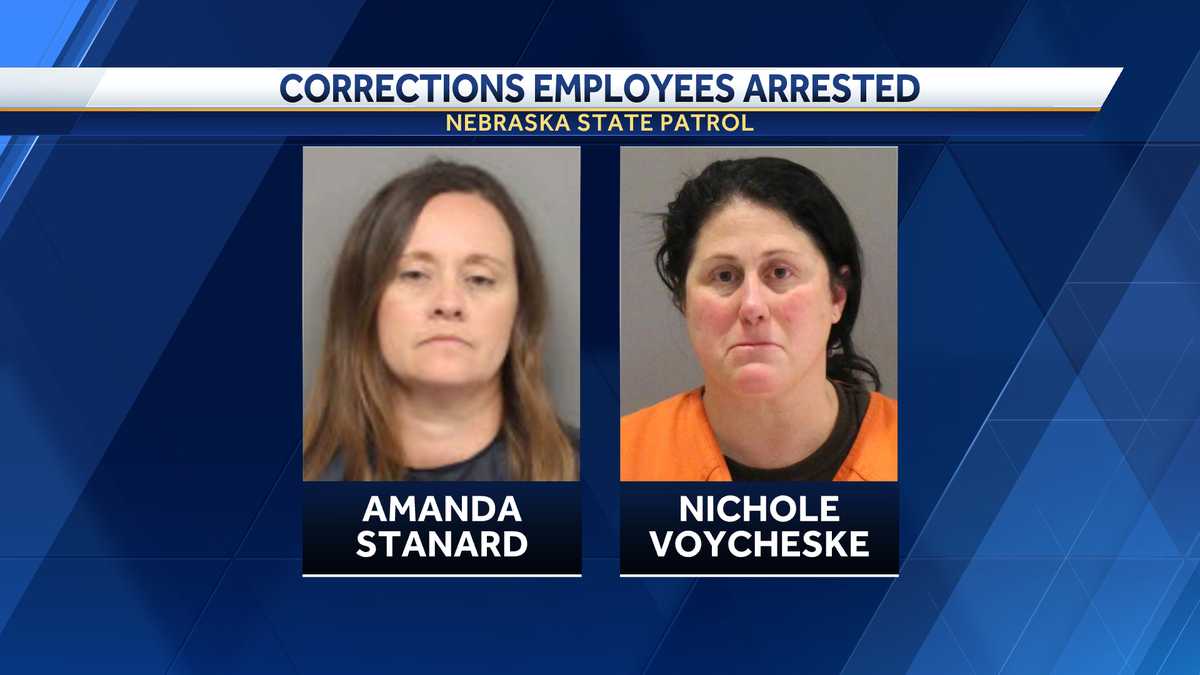 Nebraska Department of Corrections staff members arrested