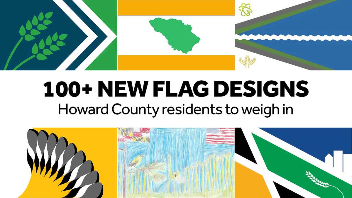Howard County receives hundreds of designs for new flag