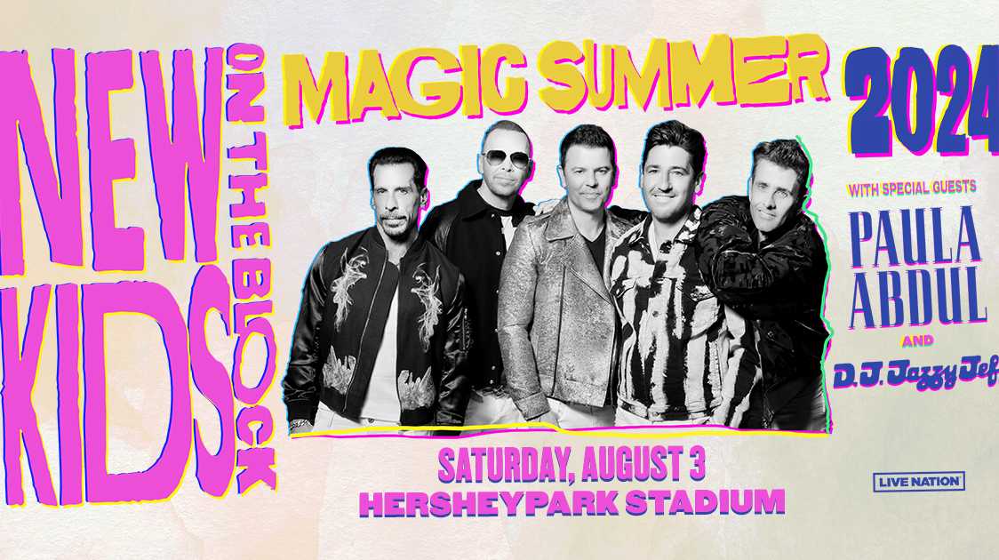 NKOTB bringing 'Magic Summer 2024 Tour' to Hershey, Pa.