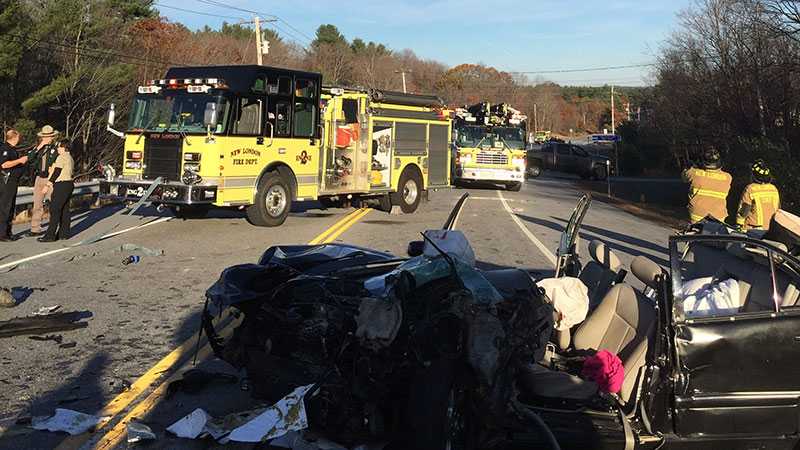 2 injured in serious crash on Route 11 in New London
