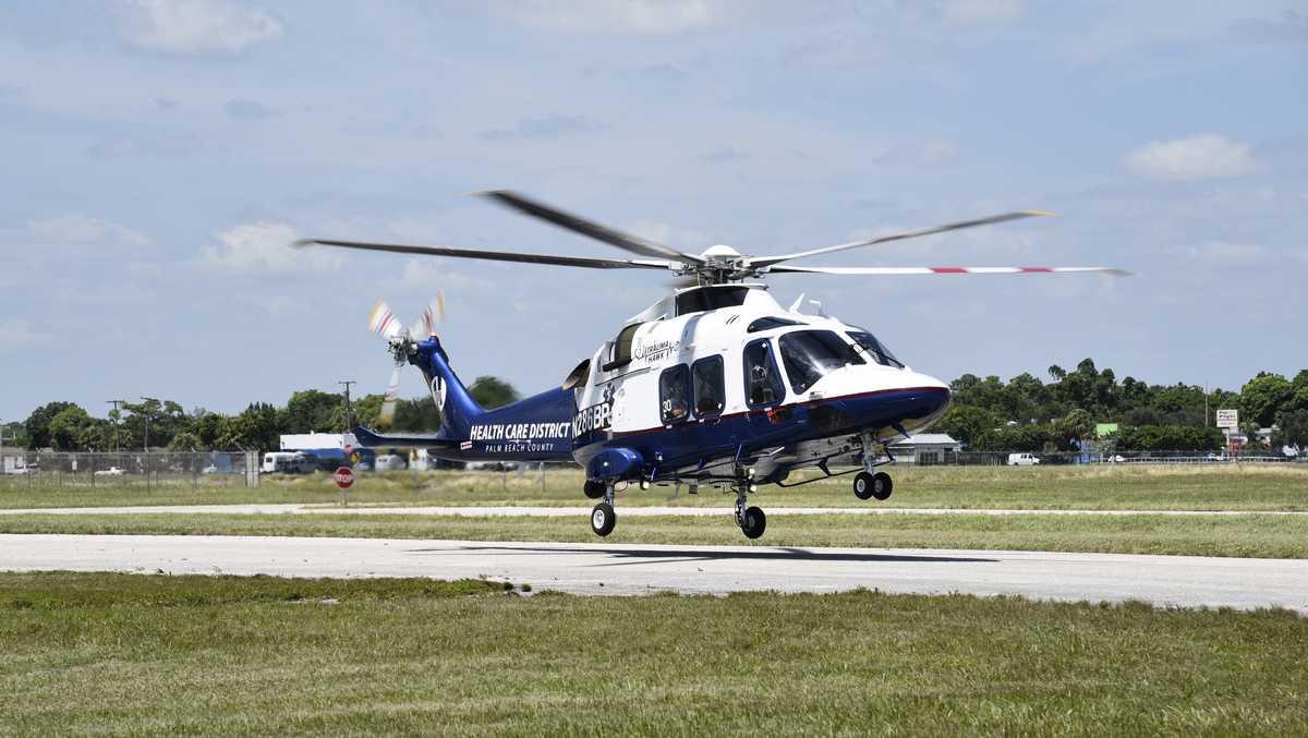 Florida medical district welcomes first of two new helicopters