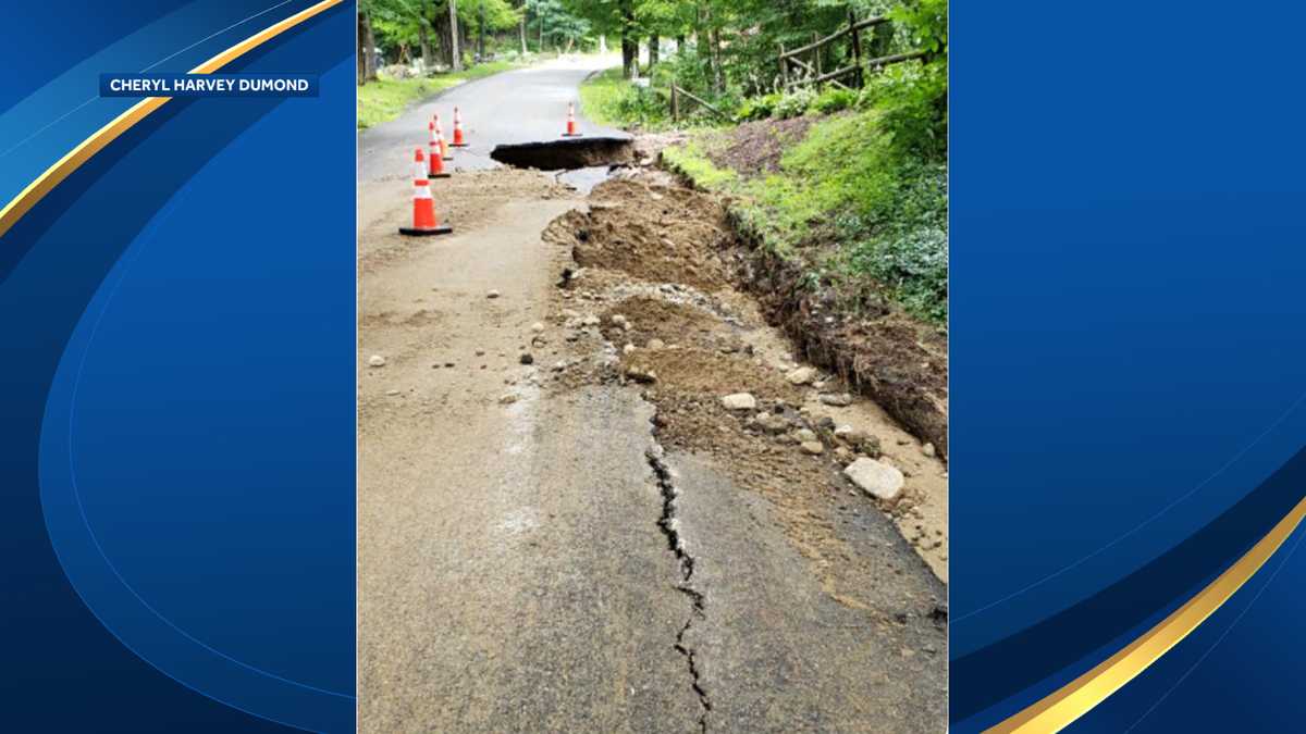 Slideshow: Damage from flash flooding in New Hampshire