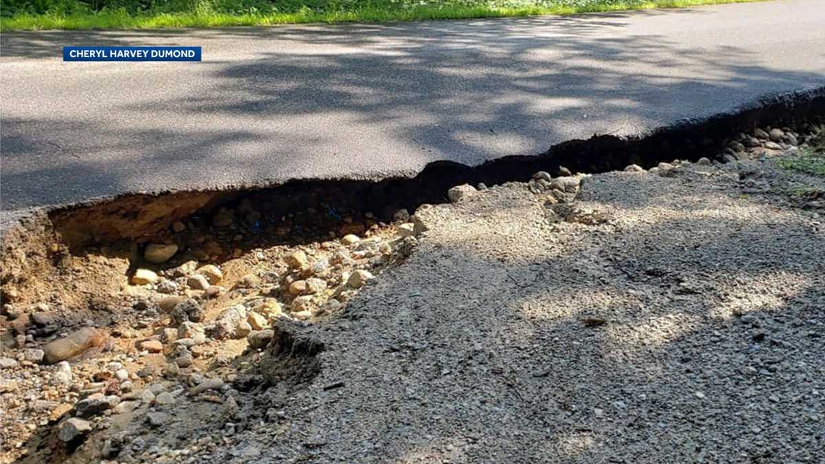 Slideshow: Damage from flash flooding in New Hampshire