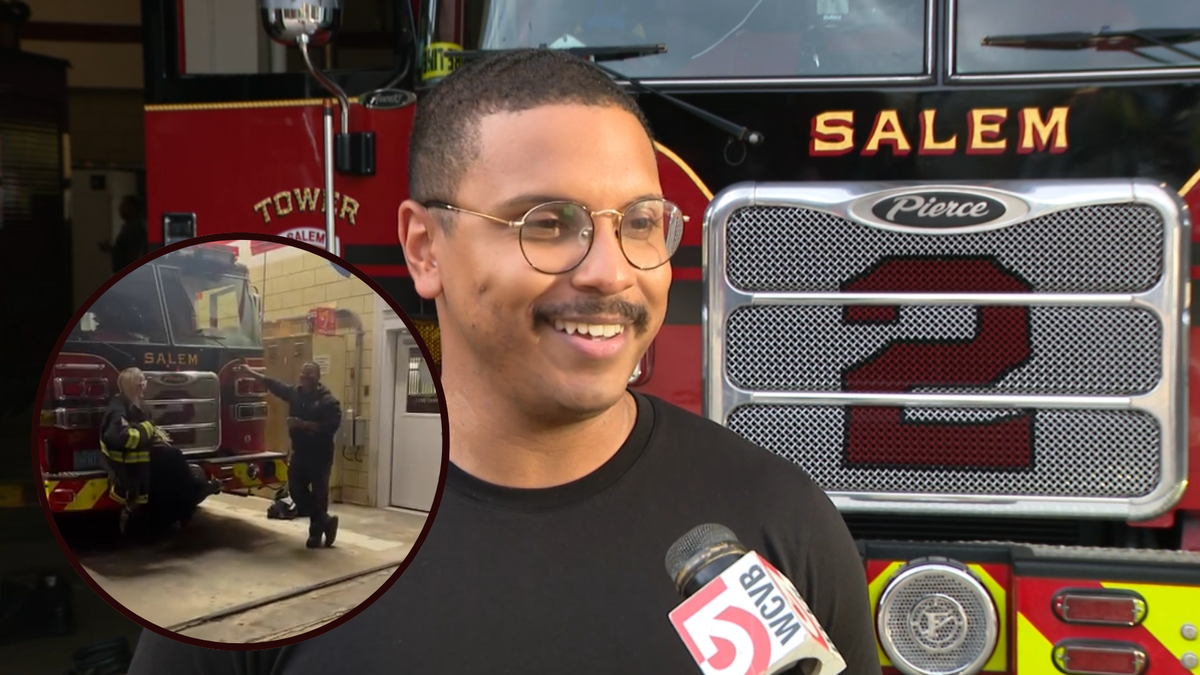 Pompier de Salem chante pour une future mariée et sa soirée entre filles : la vidéo devient ...