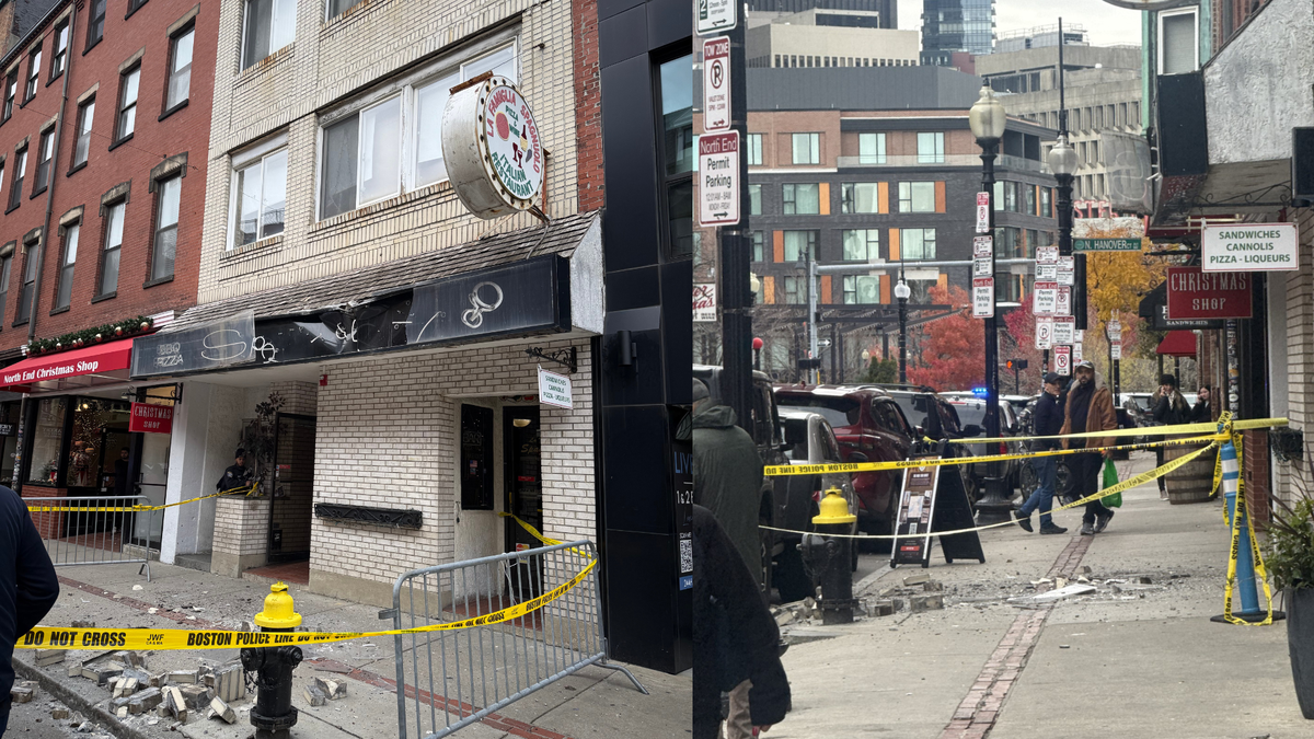 No one injured after bricks tumble from building's 4th floor onto ...