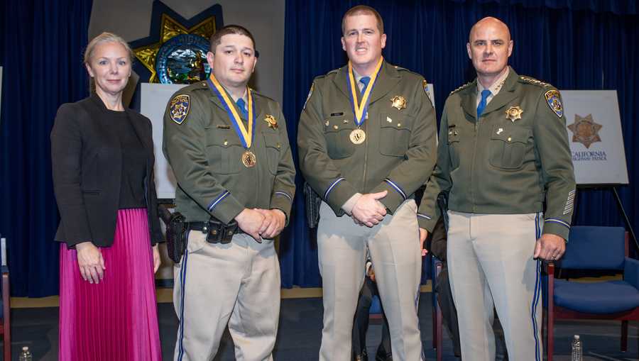 2 Santa Cruz CHP officers awarded Medal of Valor