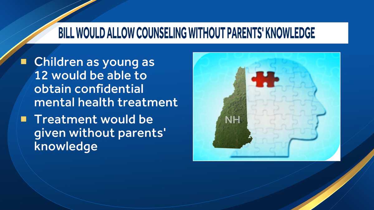 New Hampshire kids could get confidential counseling under bill