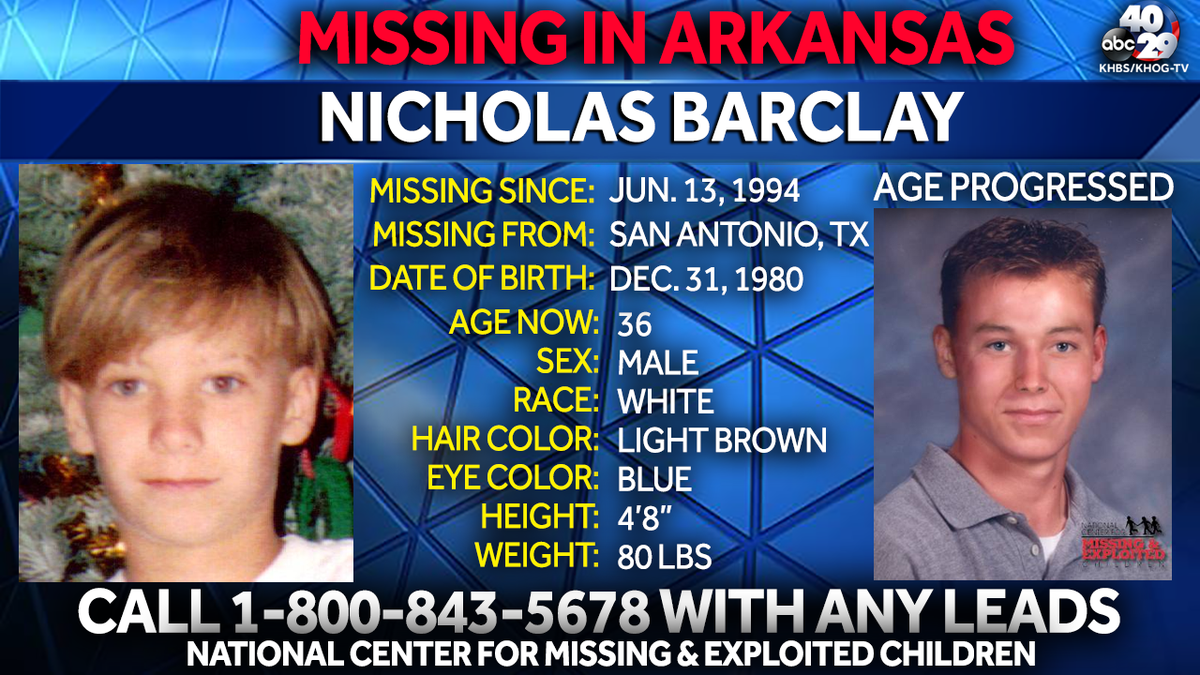 Missing in Arkansas