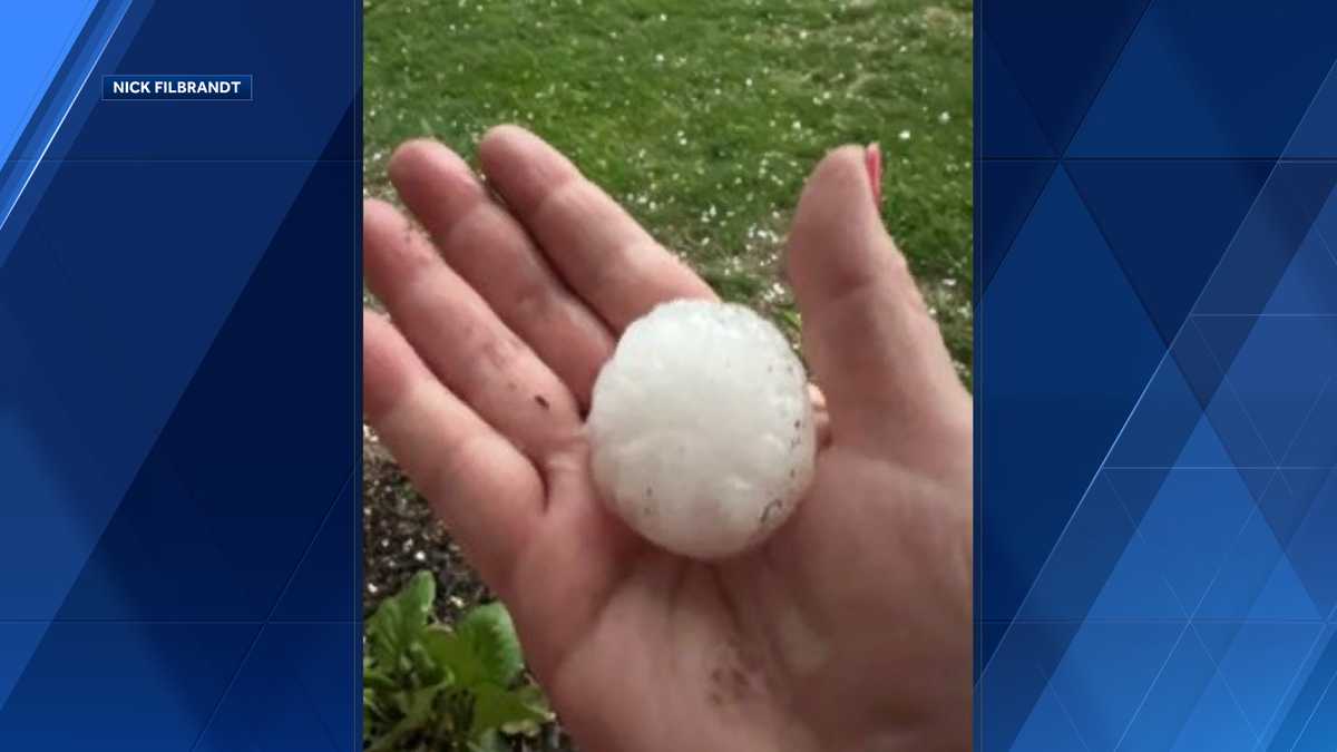 Omaha area hail severe thunderstorms