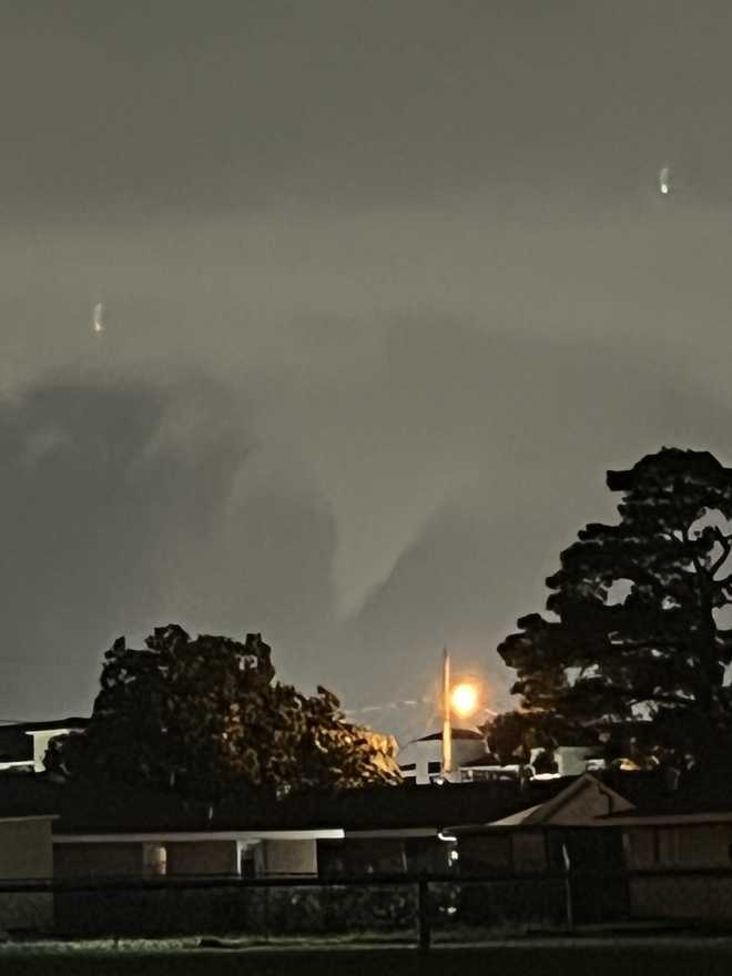 Possible tornado hit areas in Marrero, damage reported