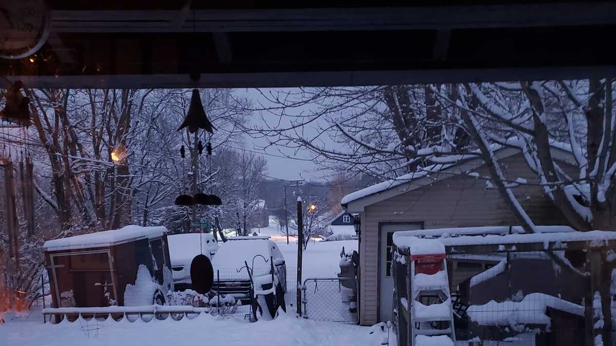 PHOTOS: Snowy shots from southern Indiana