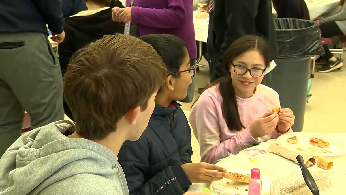 This school celebrates 'No One Eats Alone' day