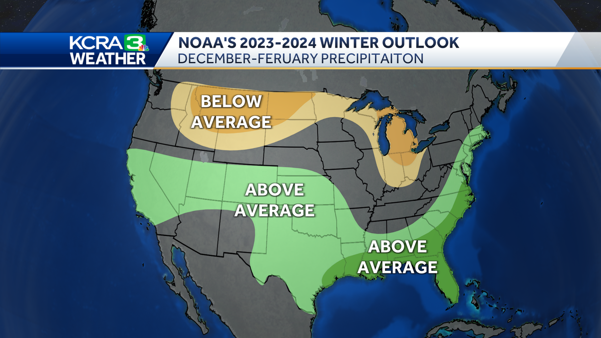 An early look at what weather could be like in NorCal this Winter