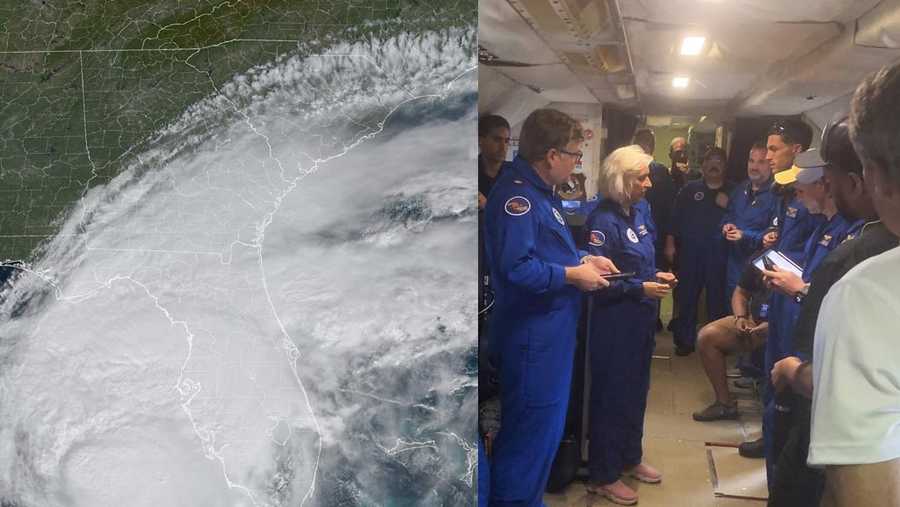 Award-winning hurricane scientist’s ashes released into Milton’s eye