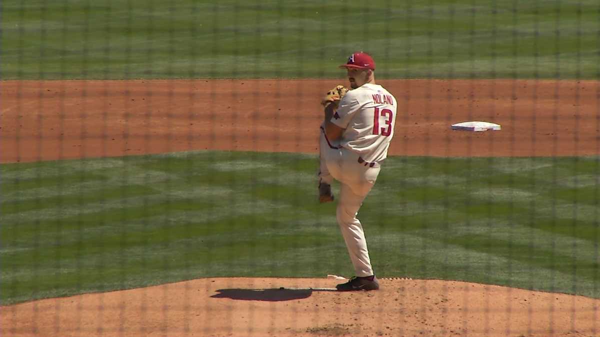 Razorback Connor Noland announces he'll play baseball full time