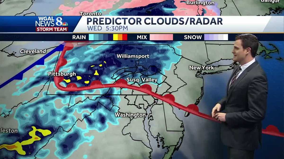 Central Pennsylvania forecast: Rain could be heavy at times tonight