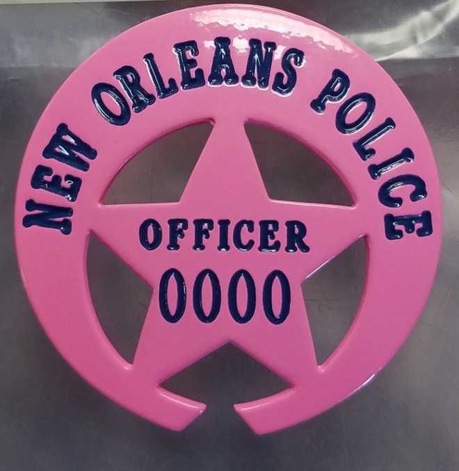 NOPD to wear pink badges for Breast Cancer Awareness Month