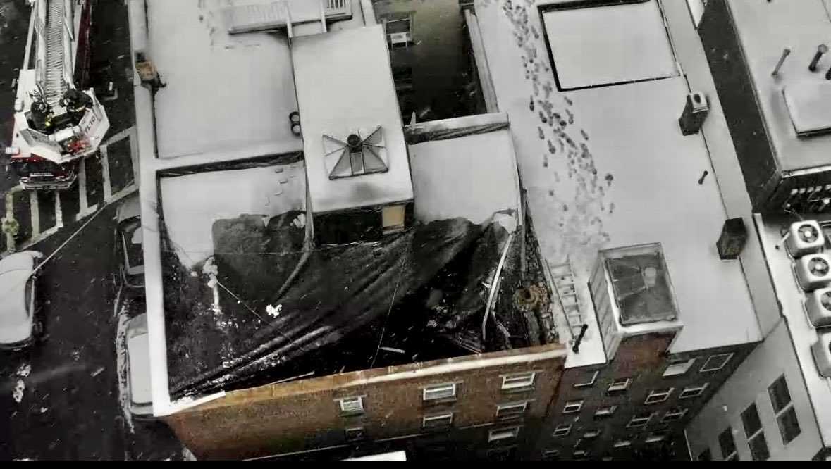 Roof collapses, 'multiple floors compromised' in North End building