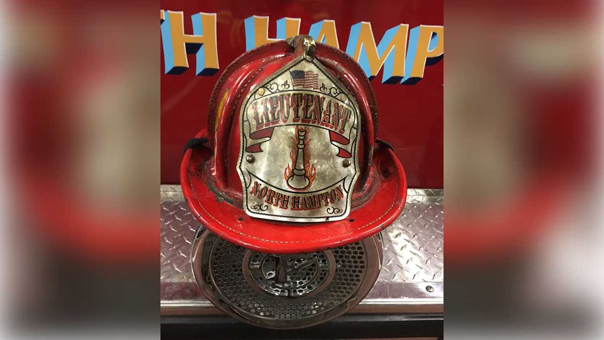 North Hampton fire lieutenant’s lost helmet located