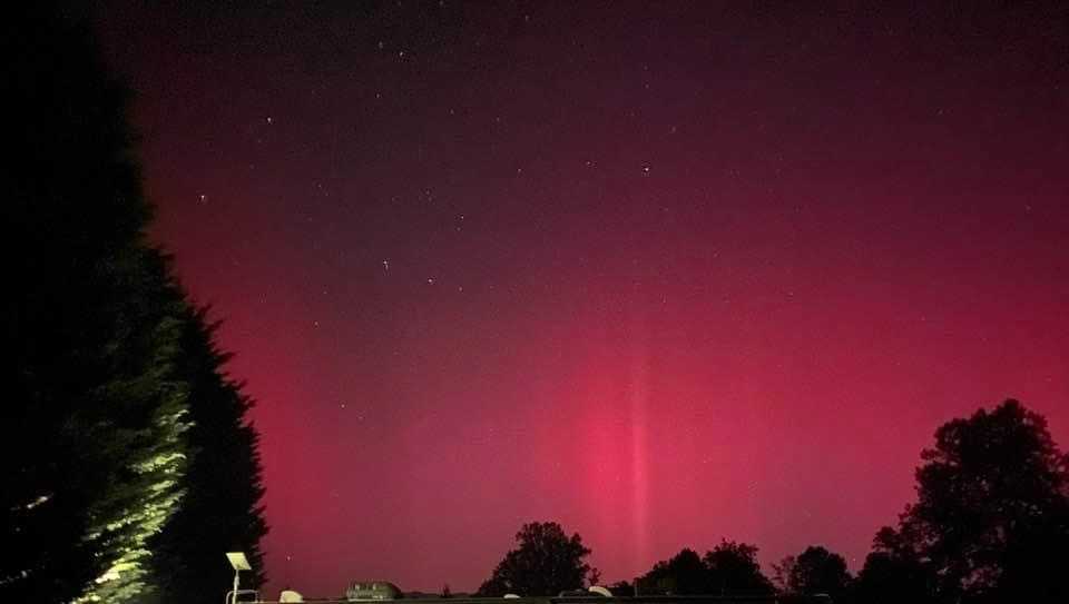 Northern Lights: Sighting captured North Carolina during meteor shower