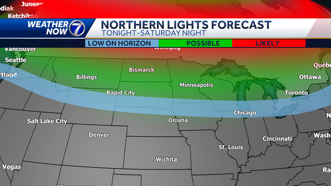 Will we see northern lights in Nebraska?