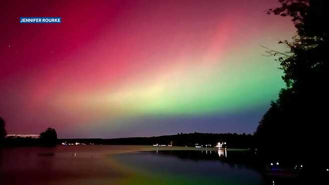 Northern lights in New Hampshire: Photos show gorgeous display