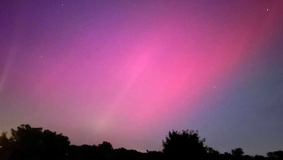 Northern lights put on beautiful display over Oklahoma Northern lights put on beautiful display over Oklahoma
