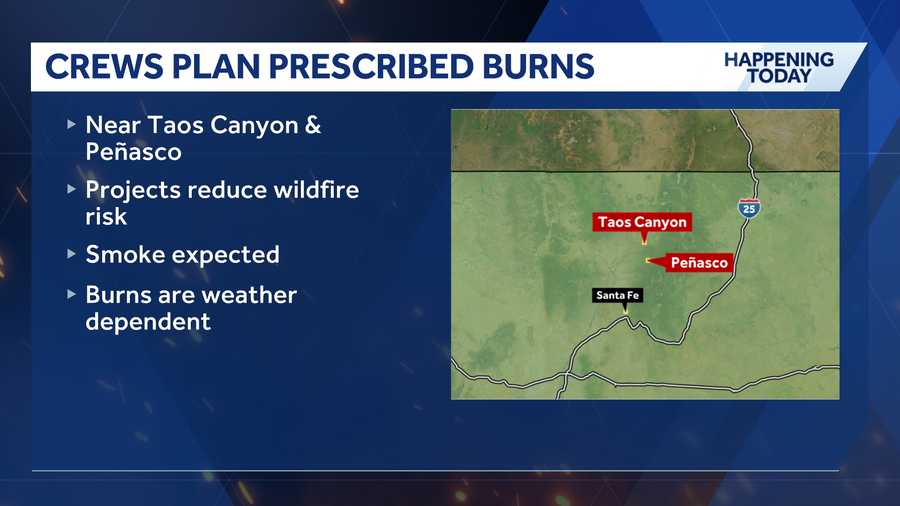 Fire crews resume pile burning in Carson National Forest