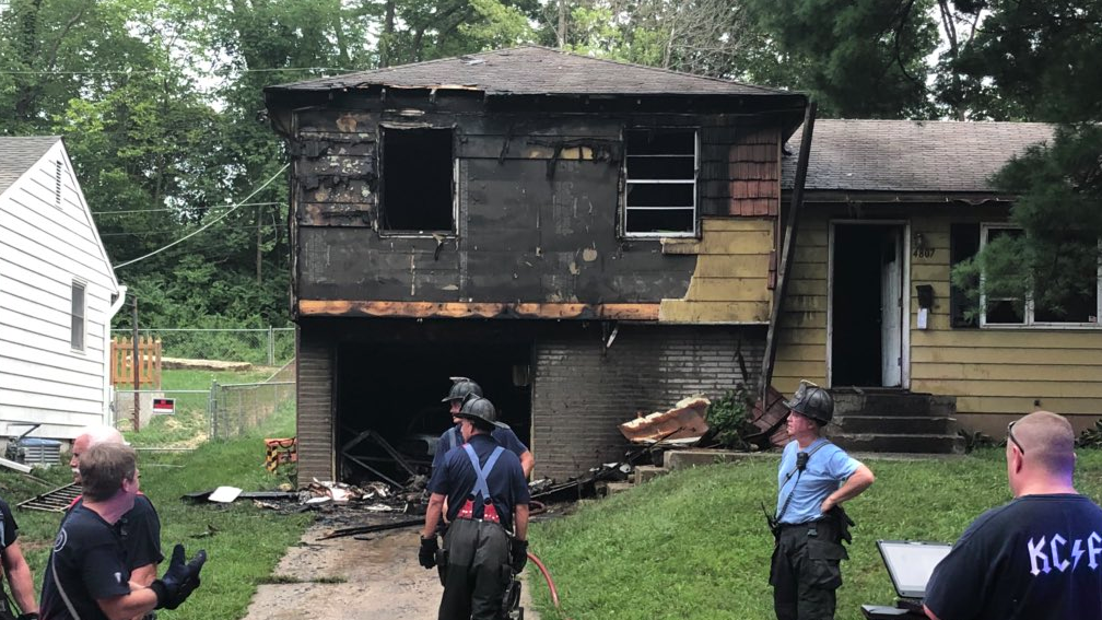 Two people burned in house fire after possible domestic disturbance