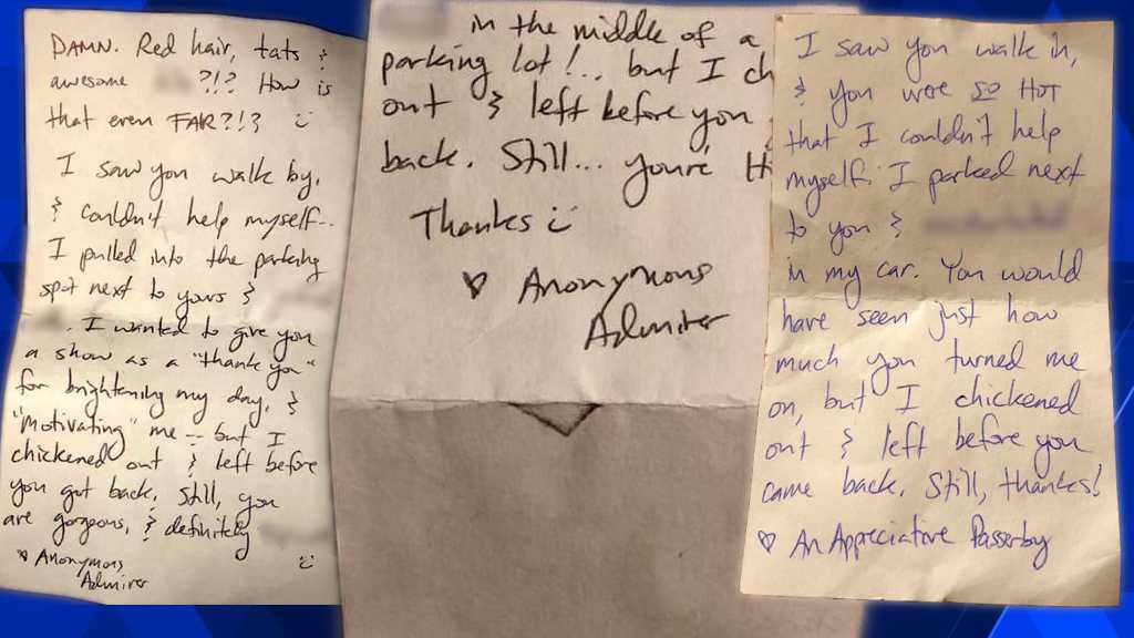 Police: Suspect left explicit notes on women’s vehicles in harassment case