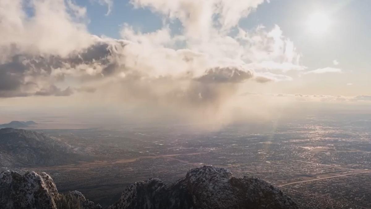 WATCH: Breathtaking timelapse over Sandia Crest