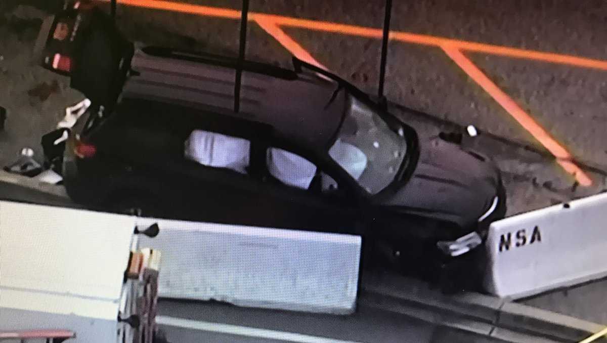 3 injured, SUV stopped after shooting at NSA gate