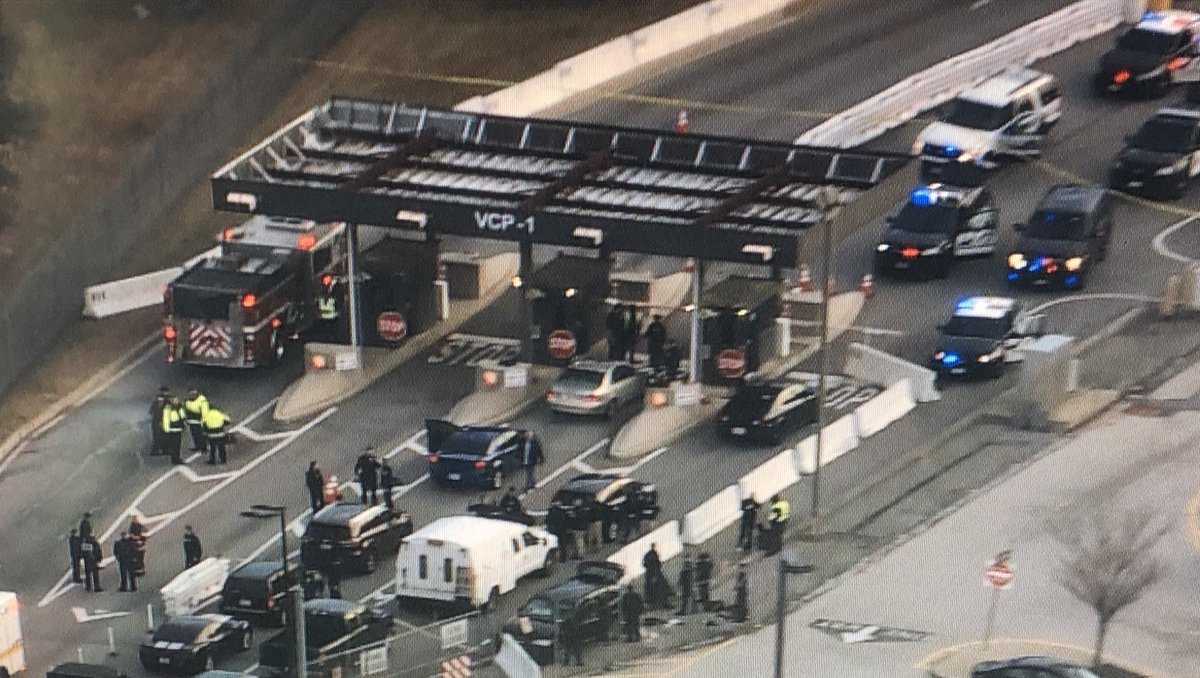 Photos: Shooting investigation underway at NSA gate